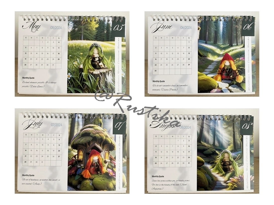 Calendar birou/perete ilustrat, Calendar imagini basm, Calendar păpuși ...