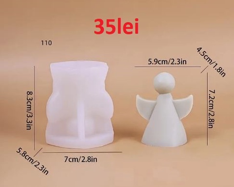 Matrite din Silicon pentru Marturii Ingeras– lumanari, sapun, ipsos ...